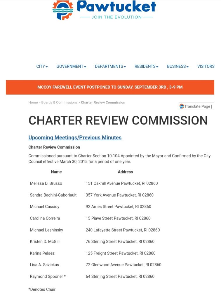 Pawtucket Activist Fargnoli Files Open Meetings Act Violation Citing ...